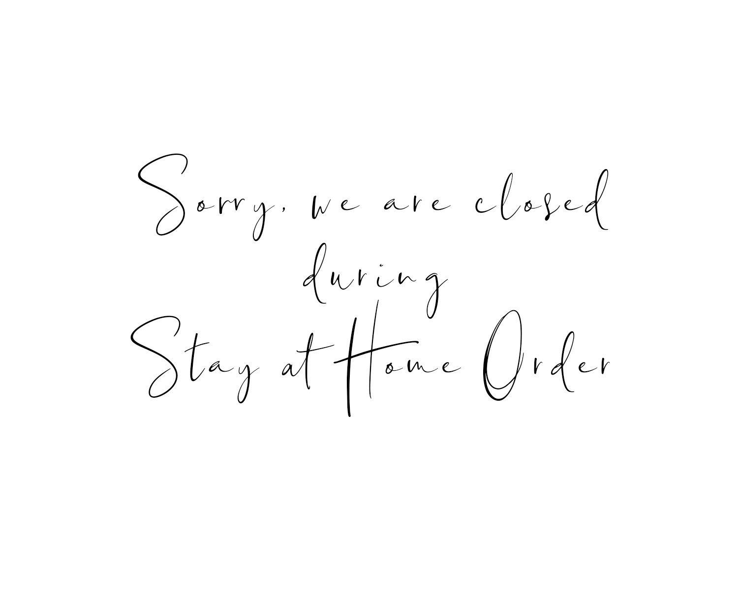 Closed for Stay at Home Order - Essenza Studio & Gallery