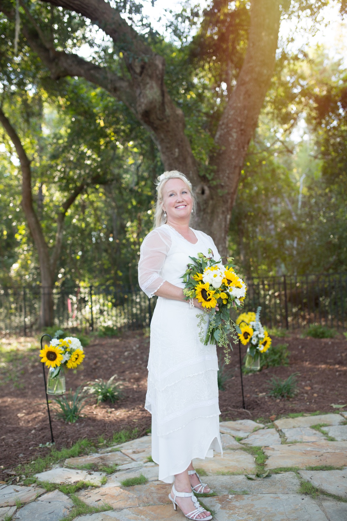 Christine and Travis Backyard Wedding - Jenn Cady Photography