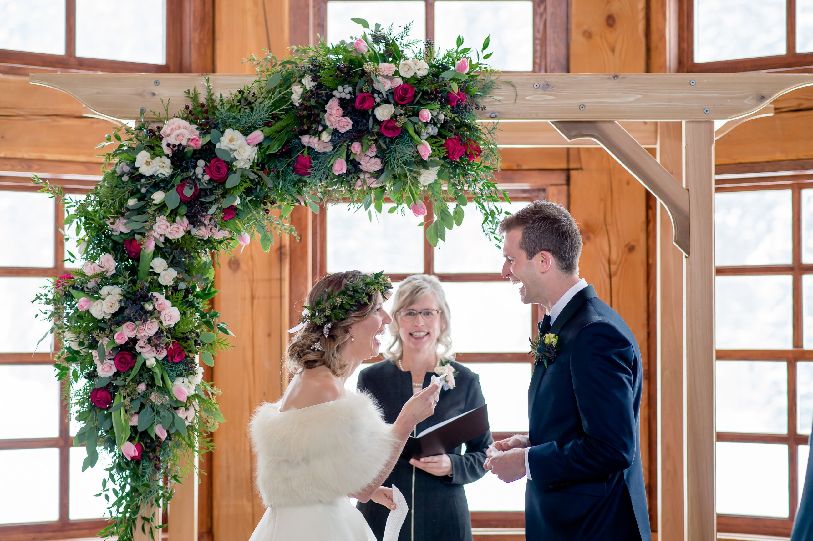 Winter Weddings in the Canadian Rocky Mountains - Flowers By Janie
