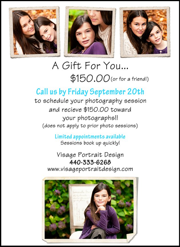Fall Promotion - Visage Portrait Design