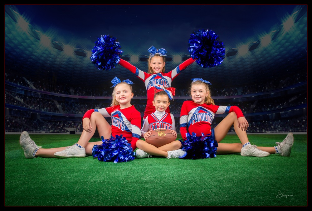 Cheer Team Creative Photography Session