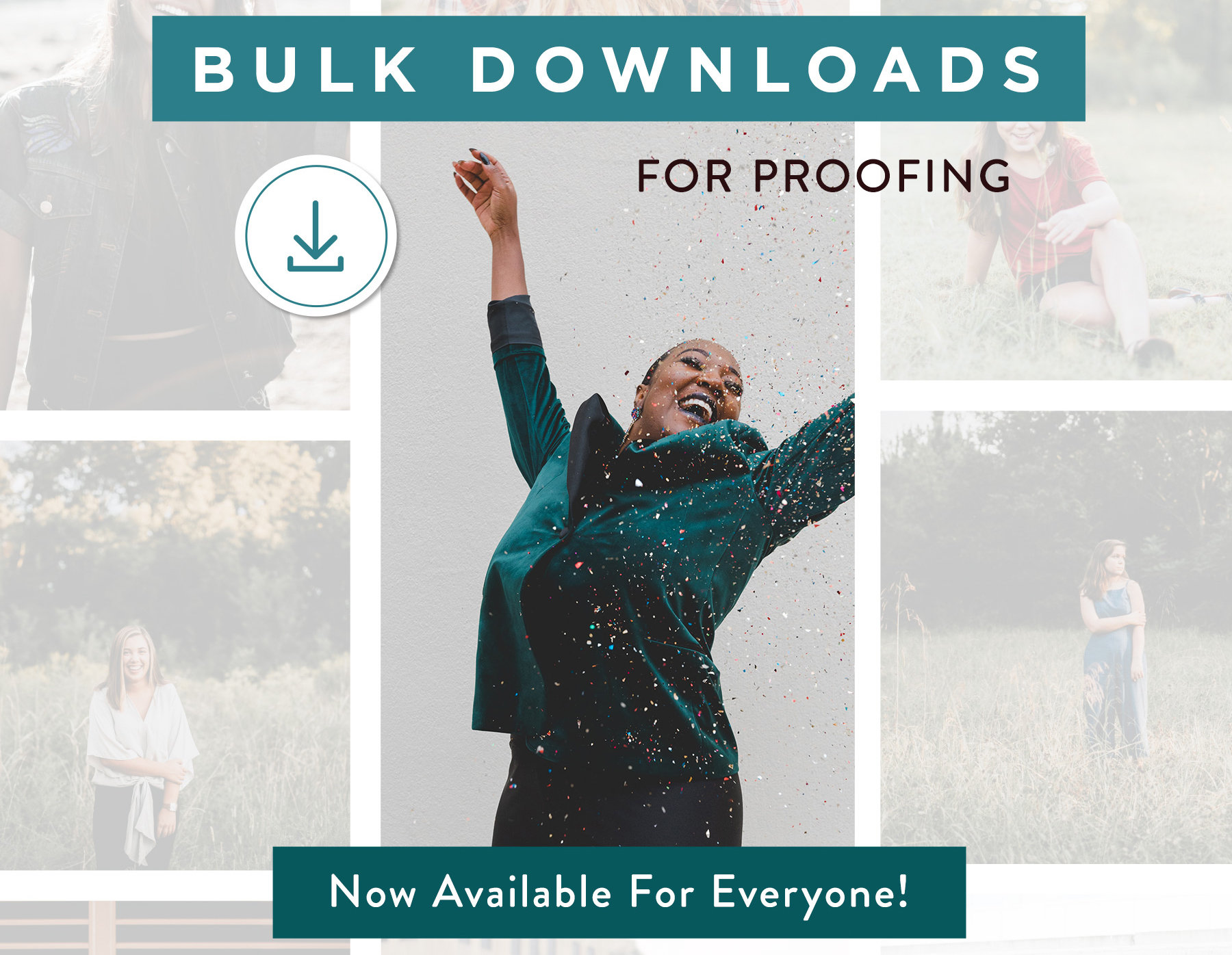 Bulk Downloads Available with Proofing | PhotoBiz