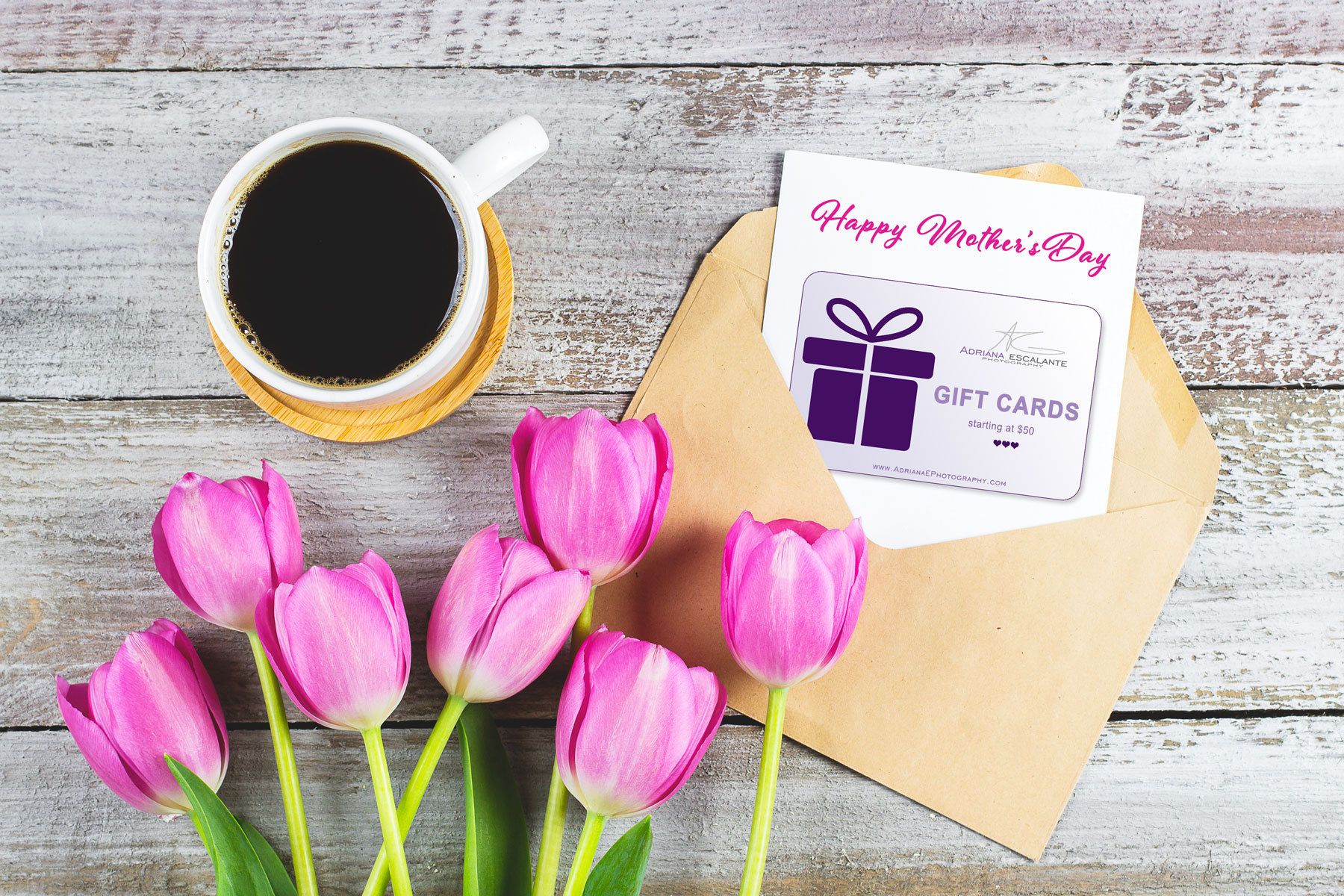 A Gift Card for Mom for Mother's Day