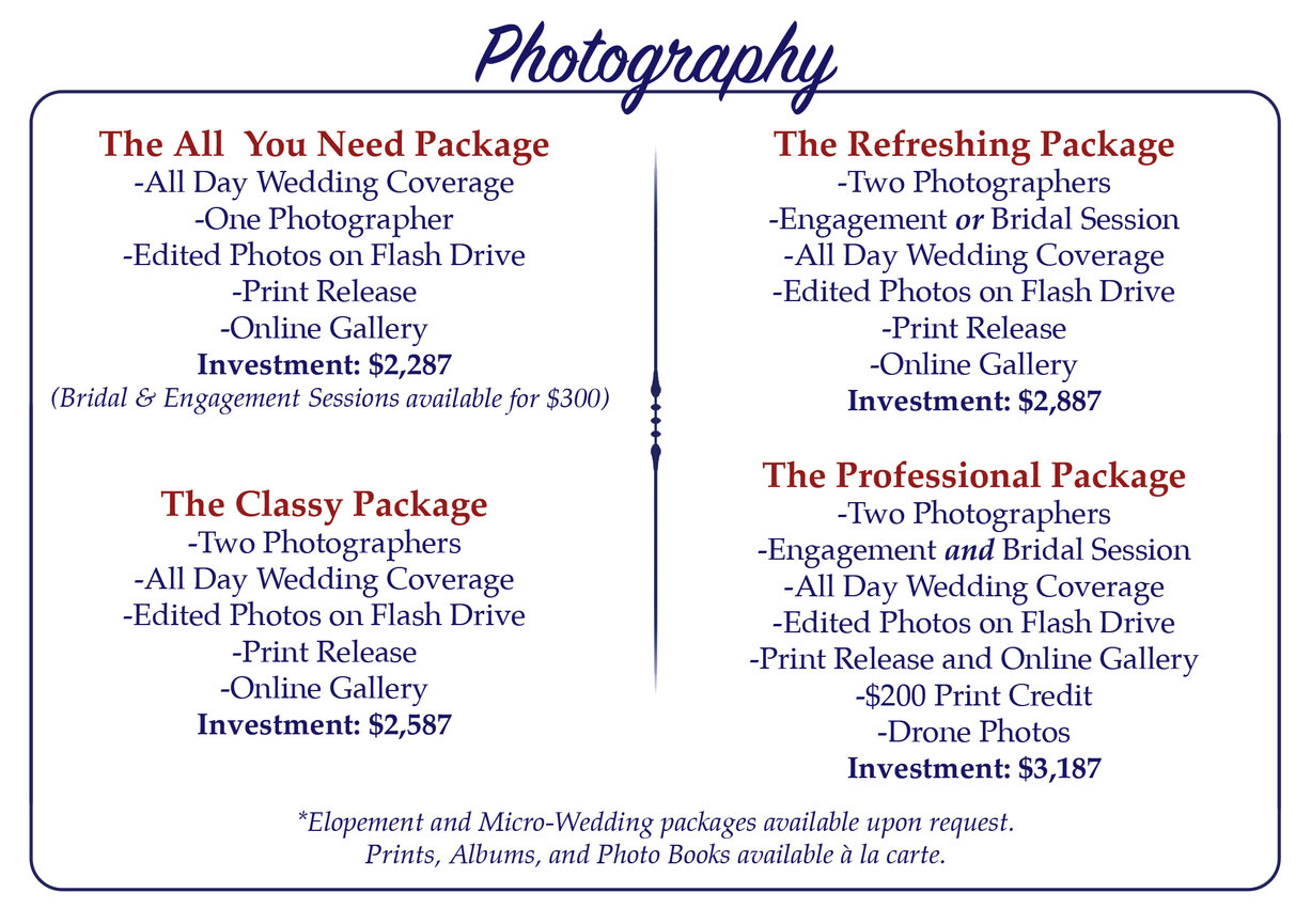 Packages and Pricing