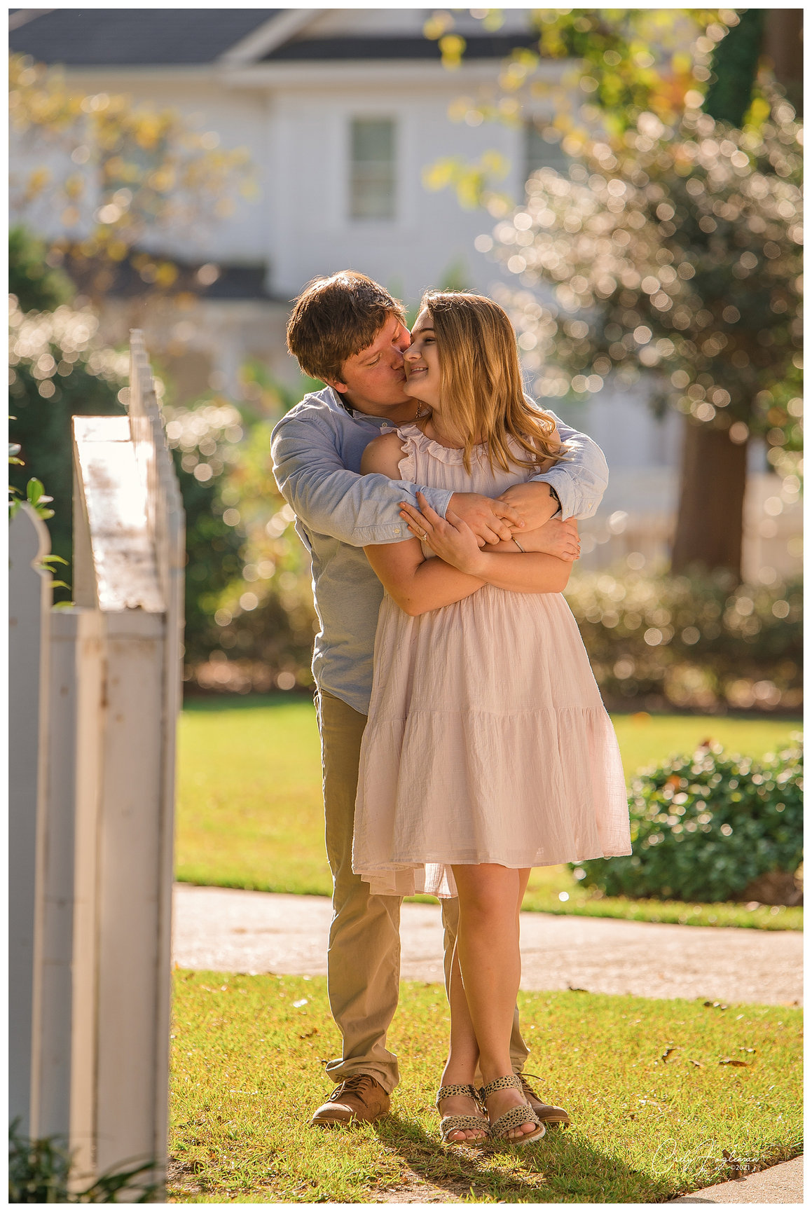 COLIN + ANNA // DOWNTOWN ENGAGEMENT SESSION // FOUR OAKS, NC - Carly ...