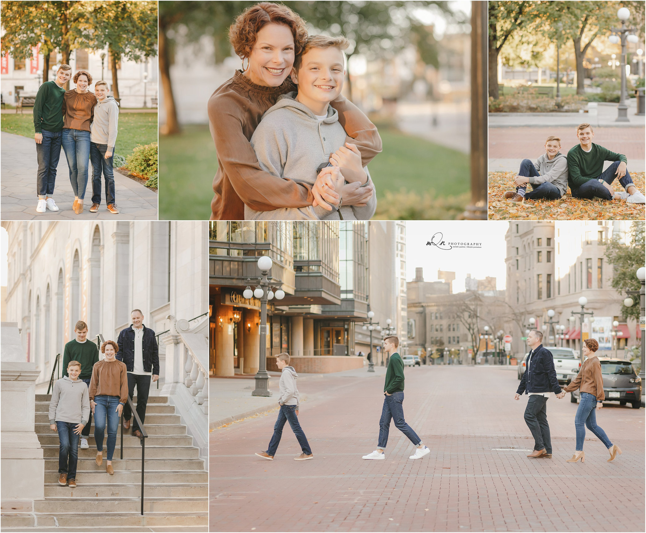 St. Paul Rice Park Fall Family Photo Session