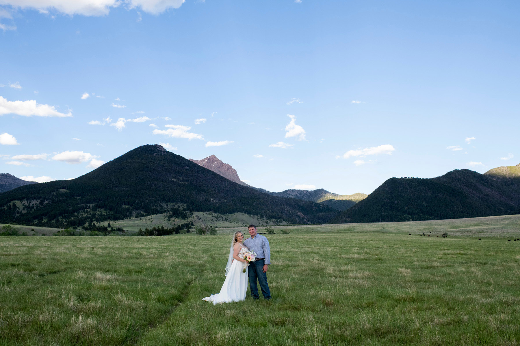 Teesa and Cass's wedding in the Madison Valley of Montana - Jessie ...