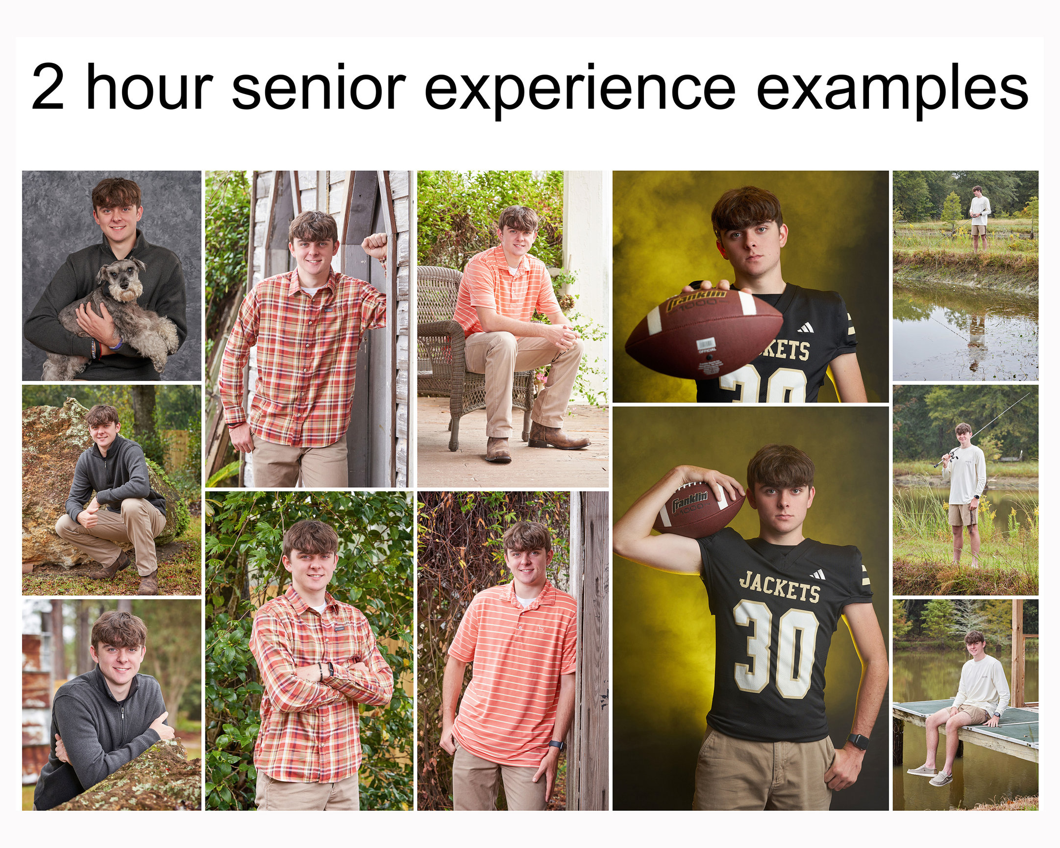 Senior session examples - W. Jones Photography