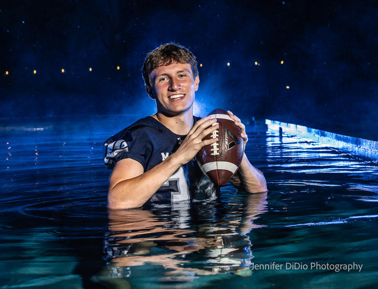 Senior Portraits Athlete Connor - Jennifer DiDio Photography