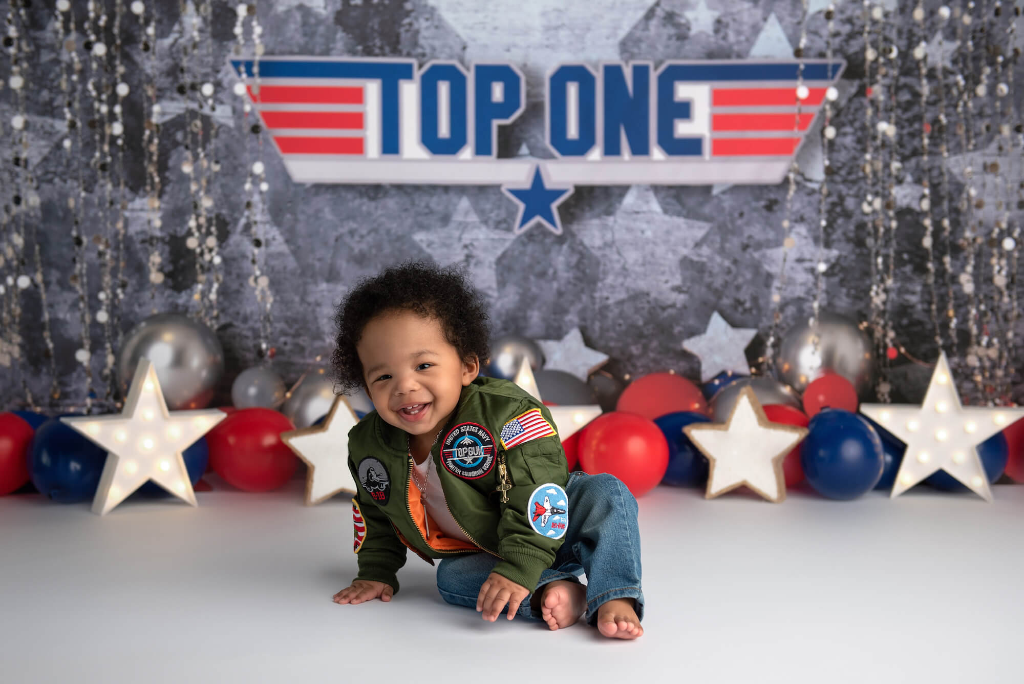 Top Gun Themed Cake Smash Session | Joanne McSorley Photography