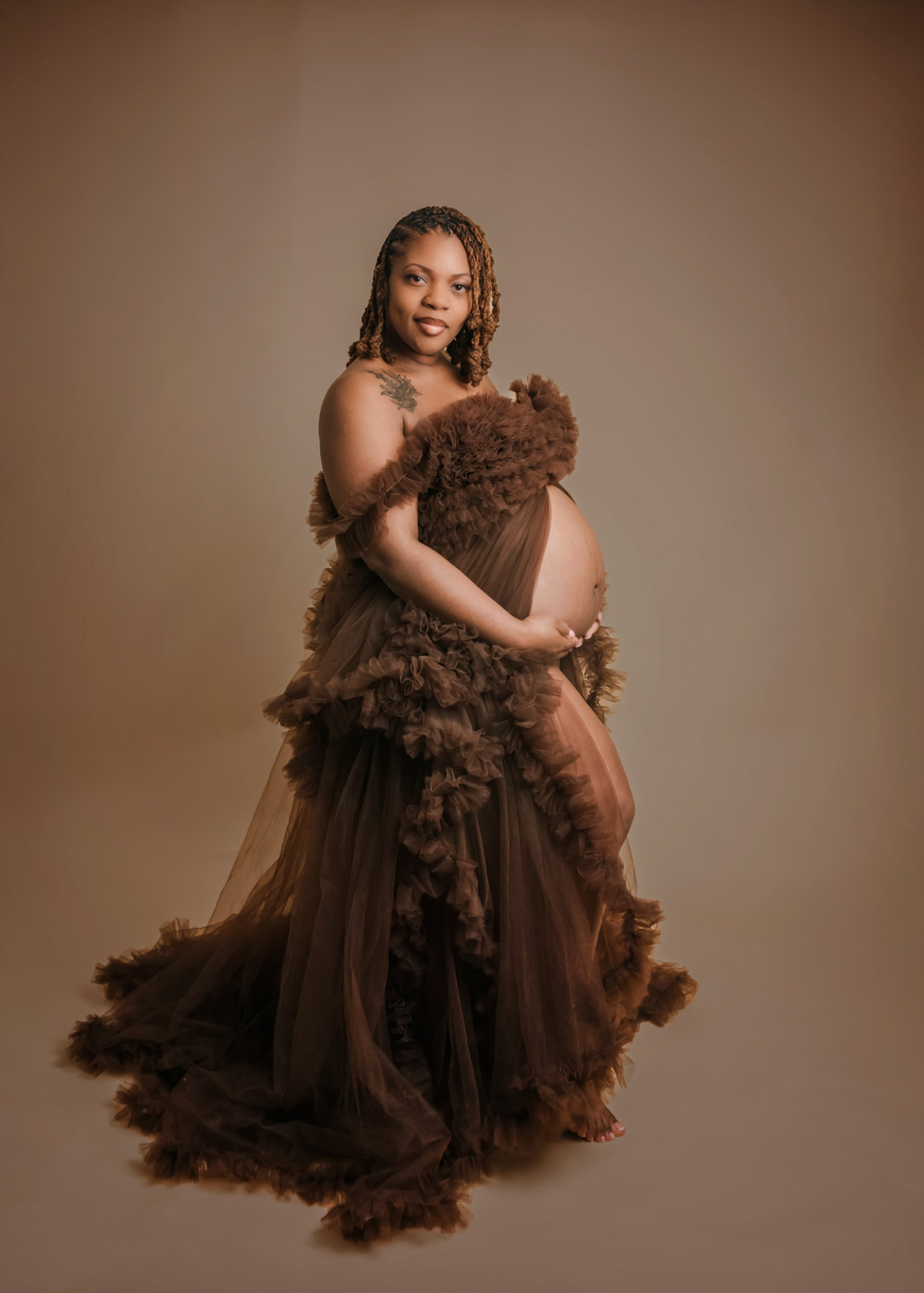 Portia's Studio Maternity Session - Bolt Photography