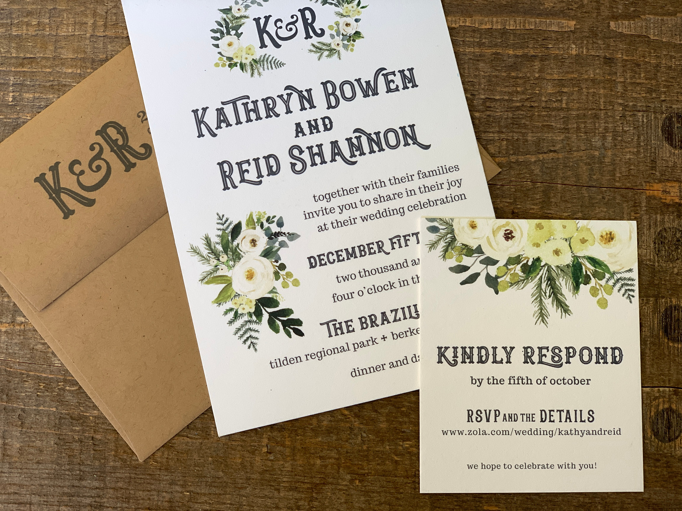 custom invitation + stationery design - 38north design co