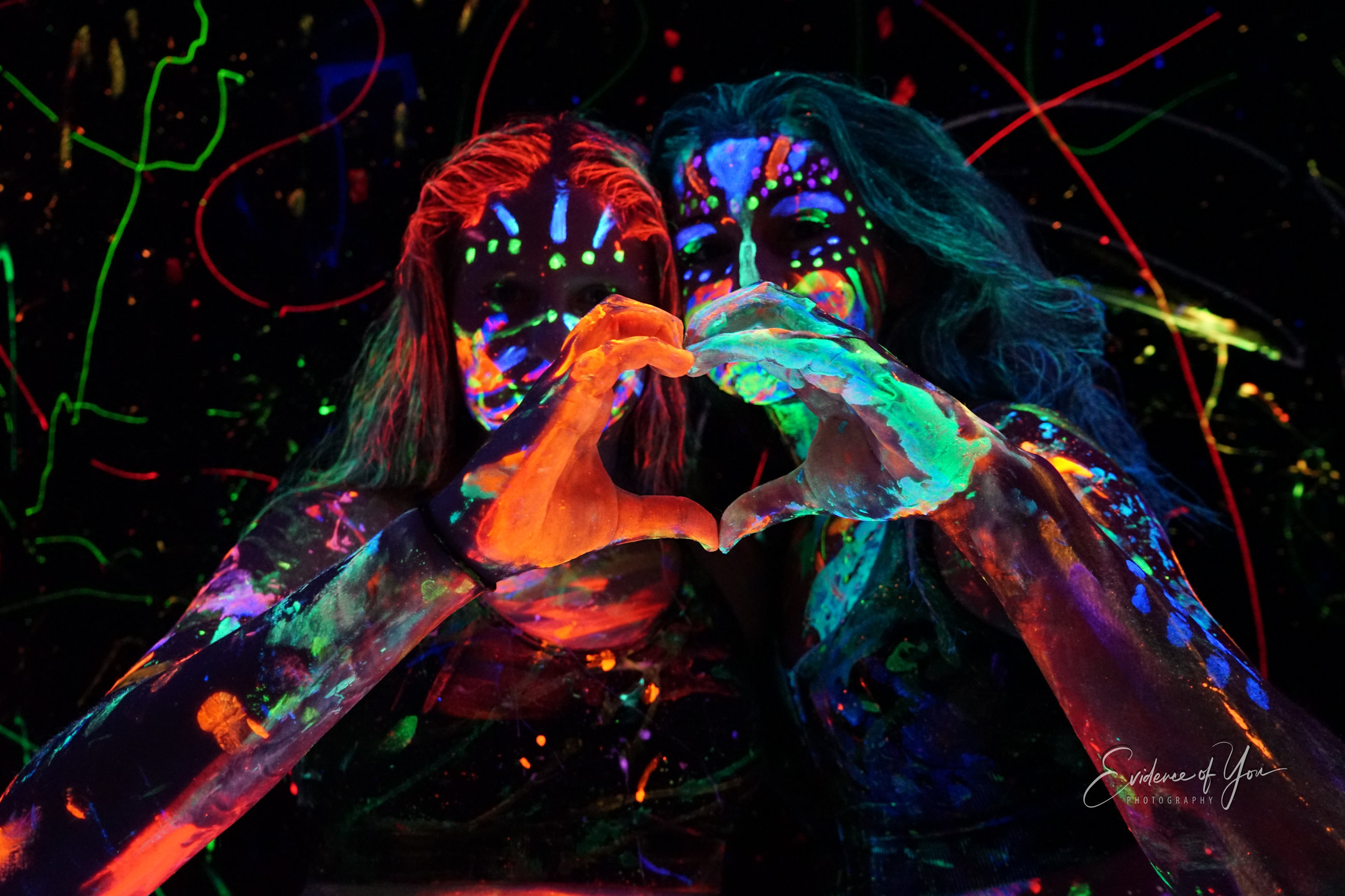 Step Into the Glow: Blacklight & Neon Sessions in Auburn, Maine
