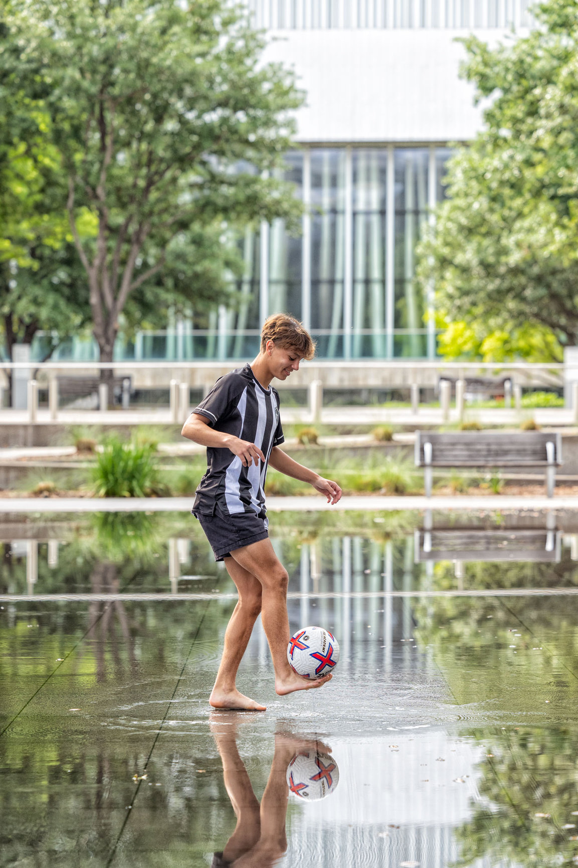 Cityscape; Capturing Confidence in a Downtown Dallas Senior Session