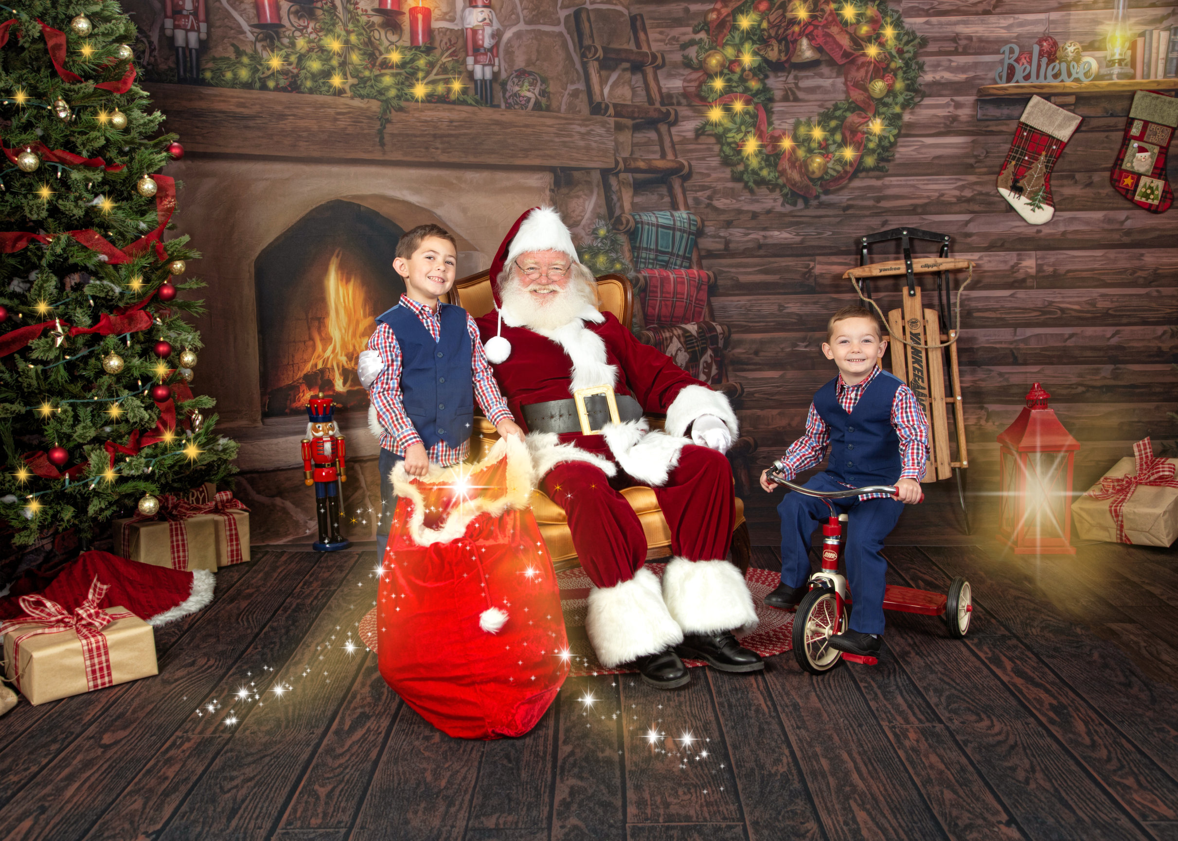 Magic of Santa Sessions Port Charlotte - Nickolson's Portrait Studio