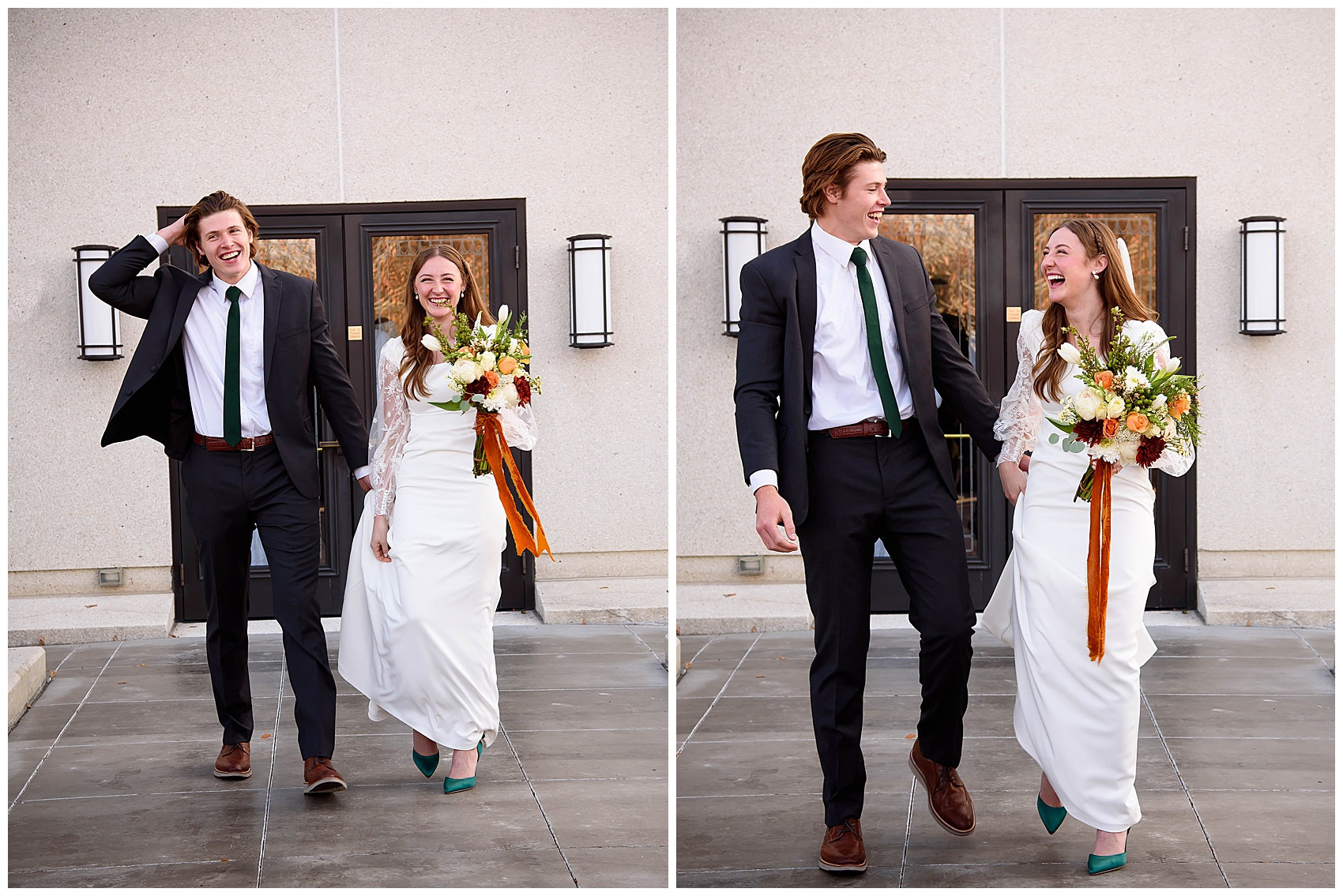 Maddy and Xander: Jordan River Temple - Erin Langford Photo