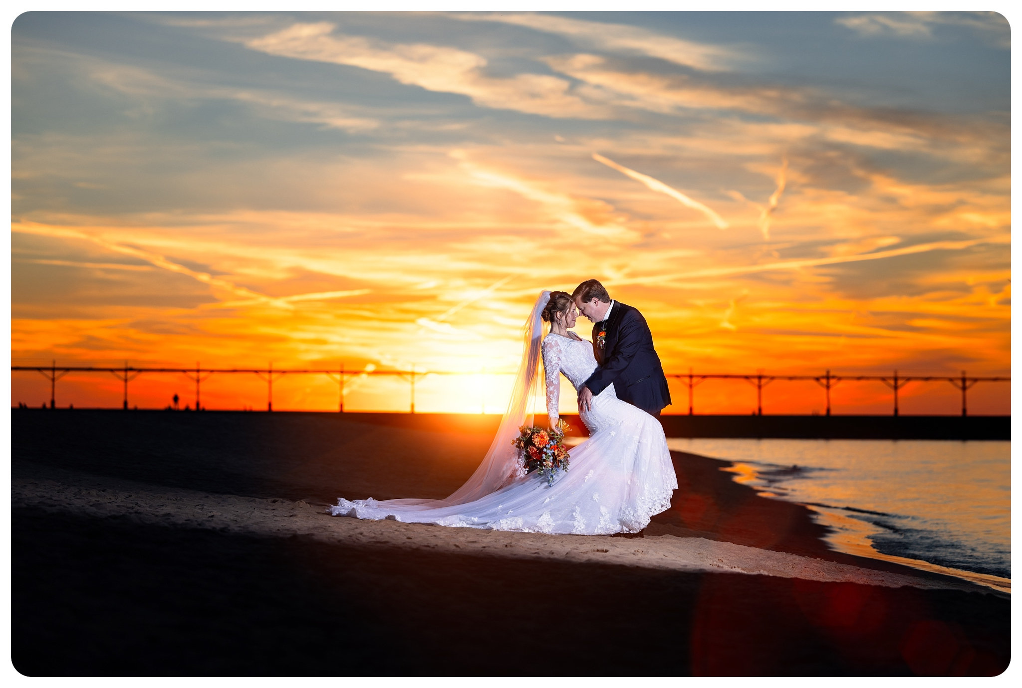 Unique Intimate Couple Only Fall Wedding