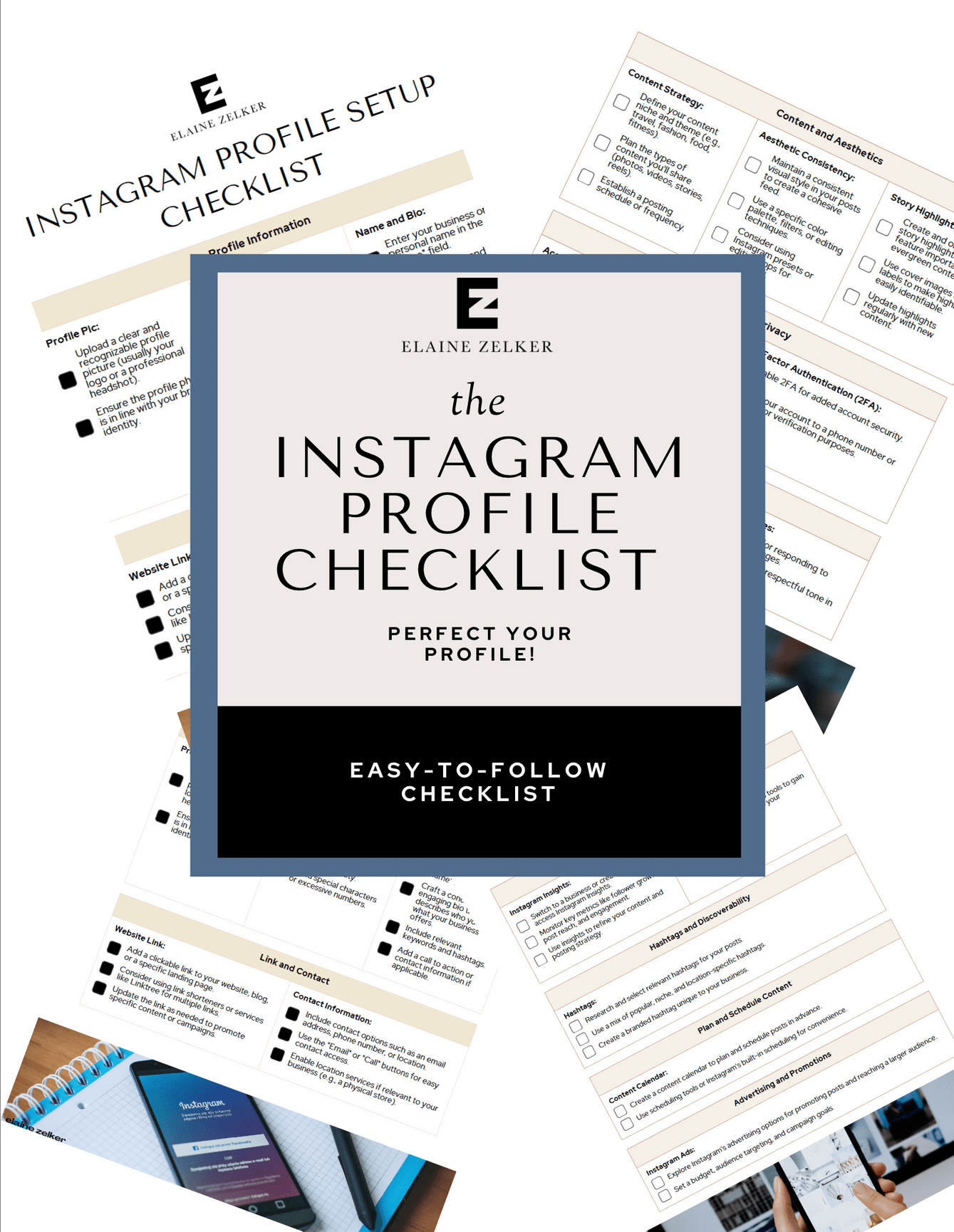 Instagram Profile Checklist: Perfect Your Profile! - Elaine Zelker ...