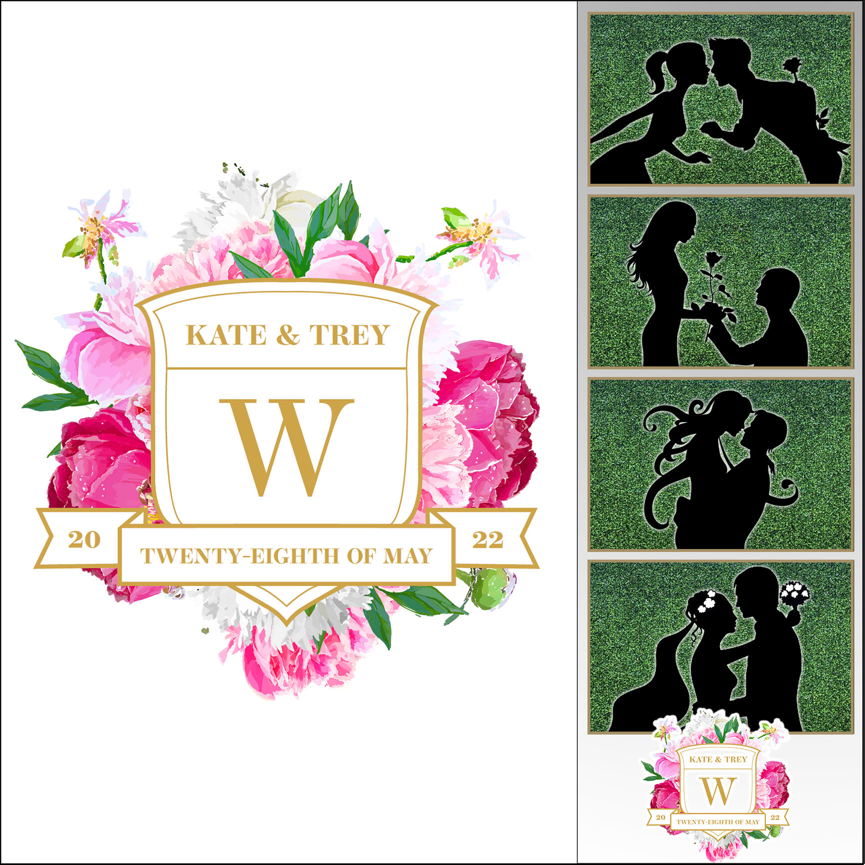 FULLY CUSTOMIZED LOGO - Signature Photo Booth Rentals - Cincinnati & Dayton