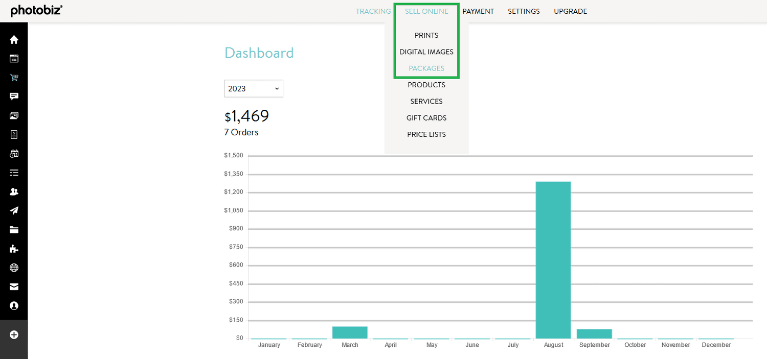 How Do I Set Up Fixed Packages? - PhotoBiz Knowledge Base