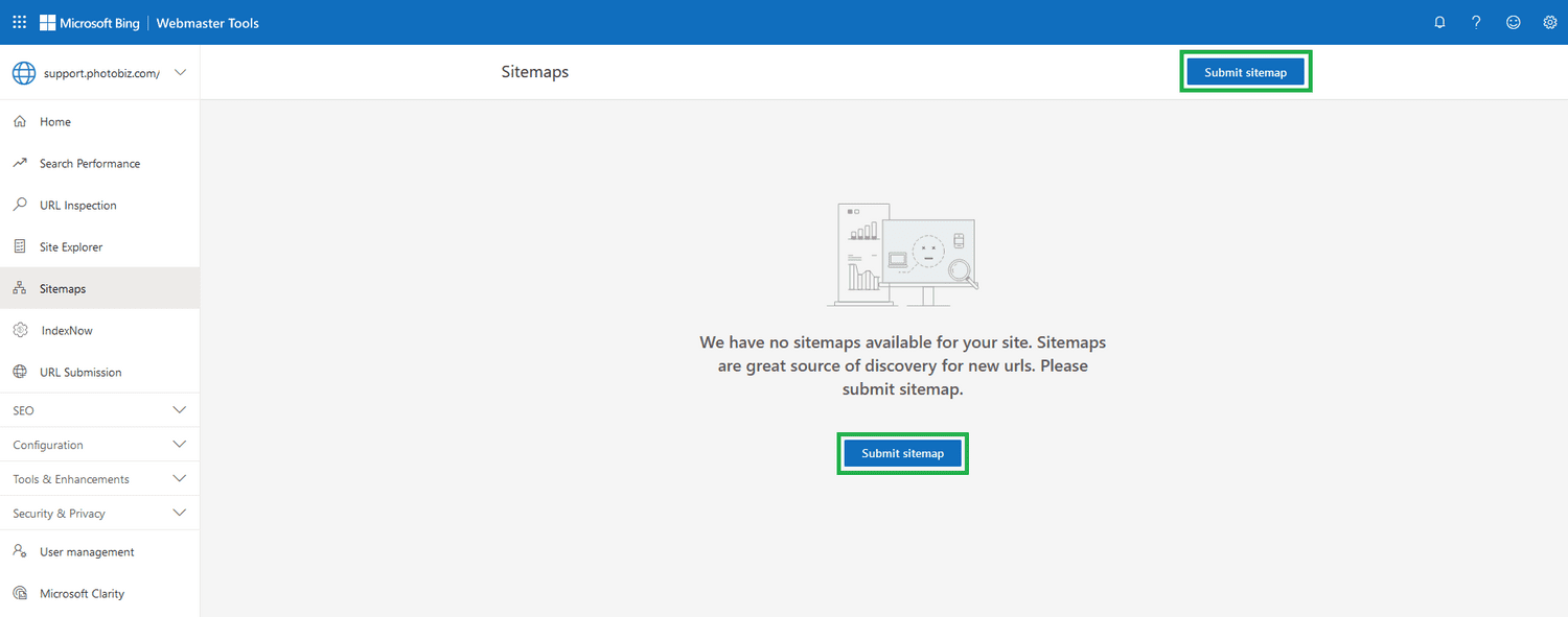 How Do I Submit My Sitemap To Bing? - PhotoBiz Knowledge Base