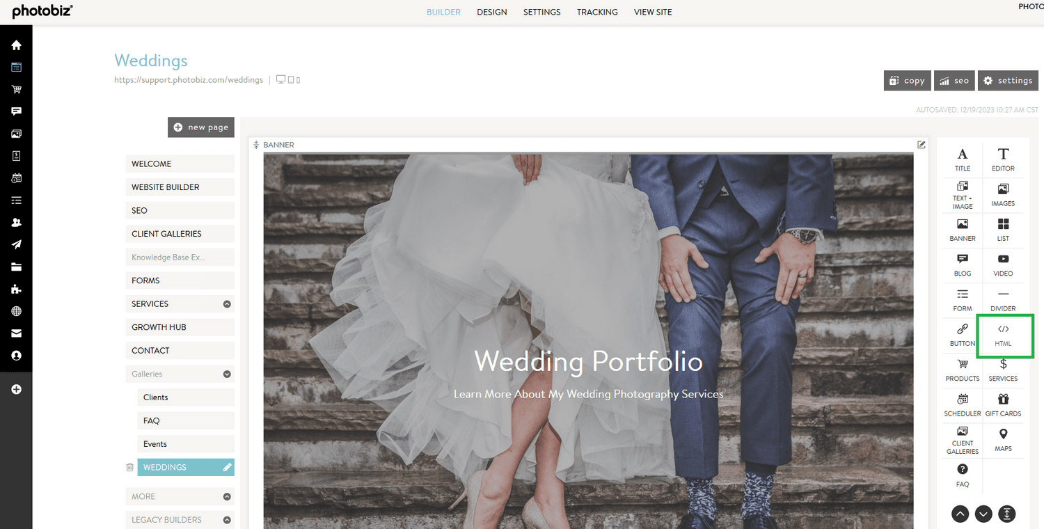 How Can I Have Music Play On My Website? - PhotoBiz Knowledge Base