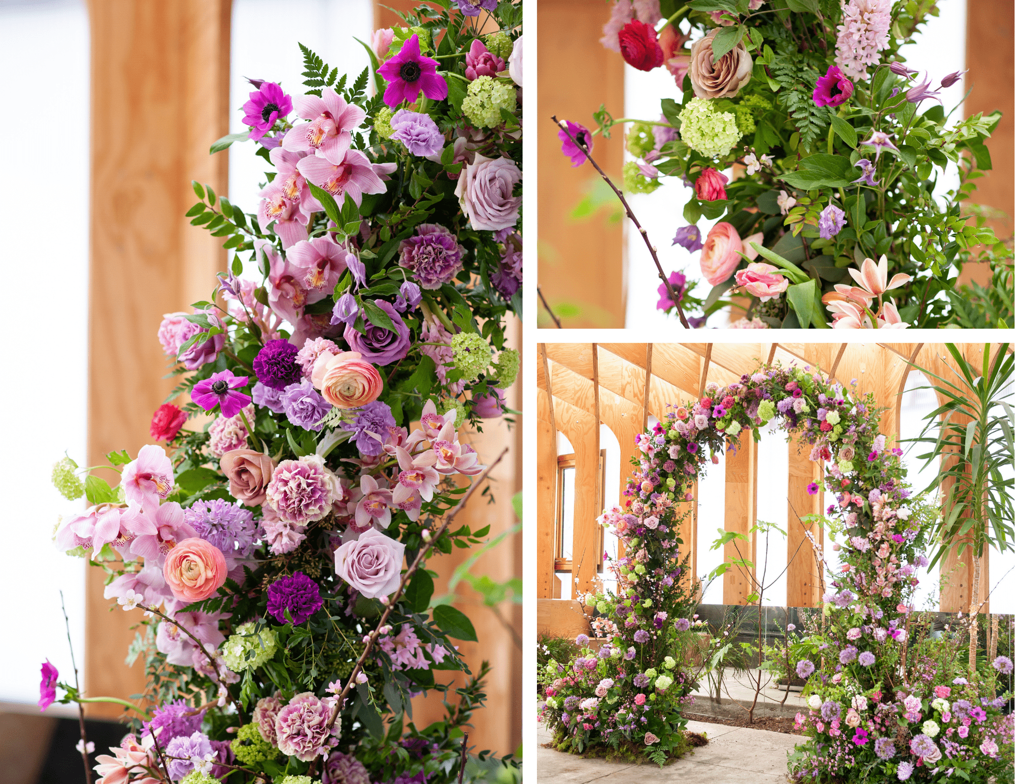 3 Curved Floral Arch Ideas