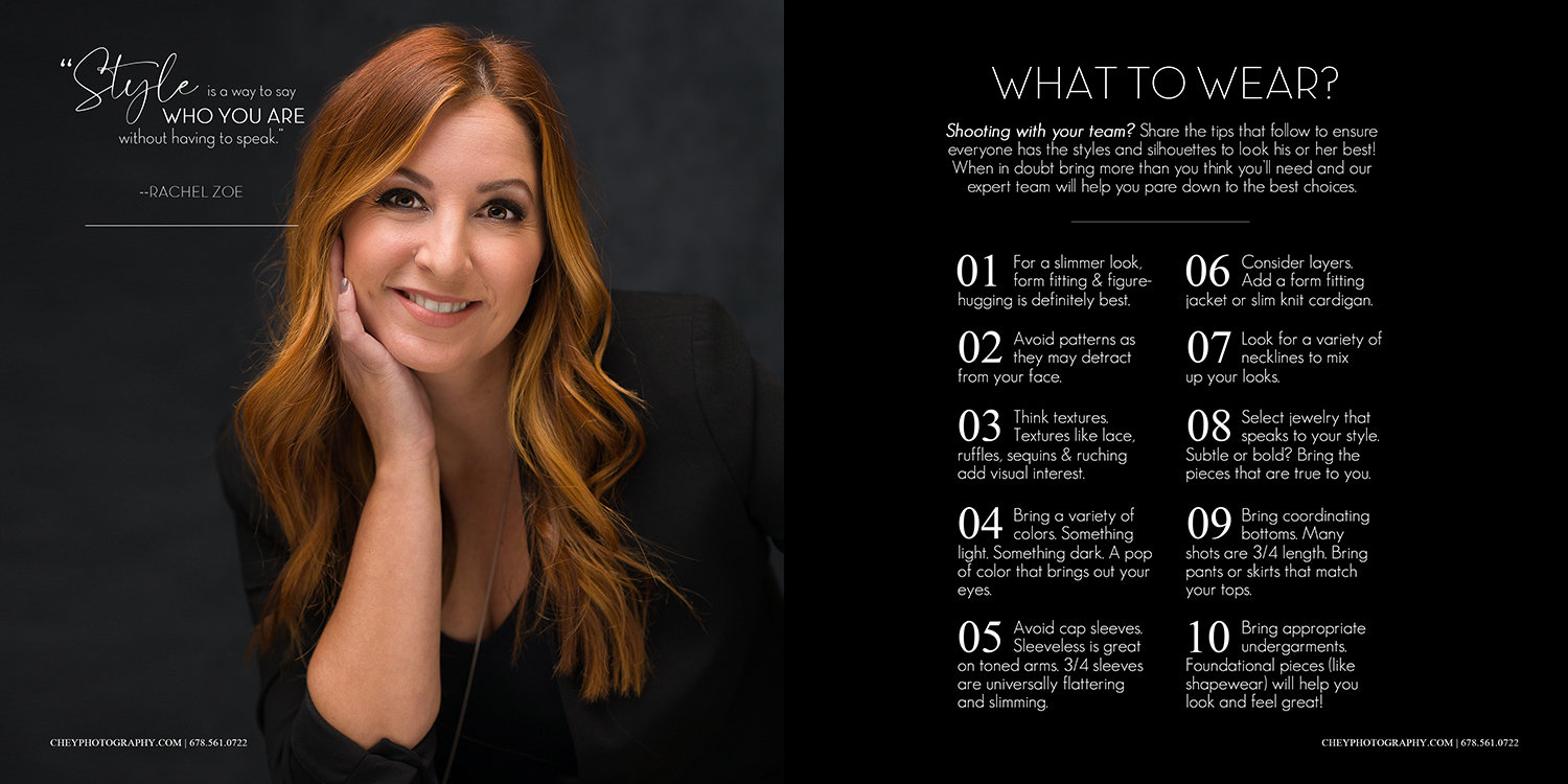 HEADSHOT/BRANDING GUIDE - Chey Photography