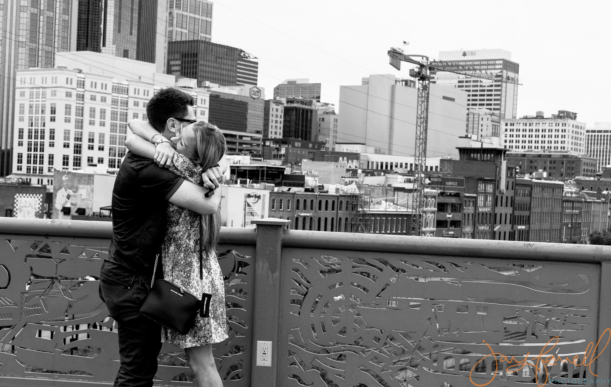 Emotional proposal photography